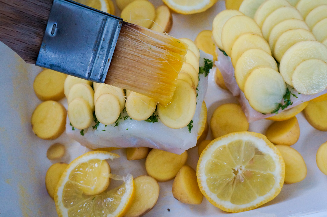 Cod and potato crust – tasting tales